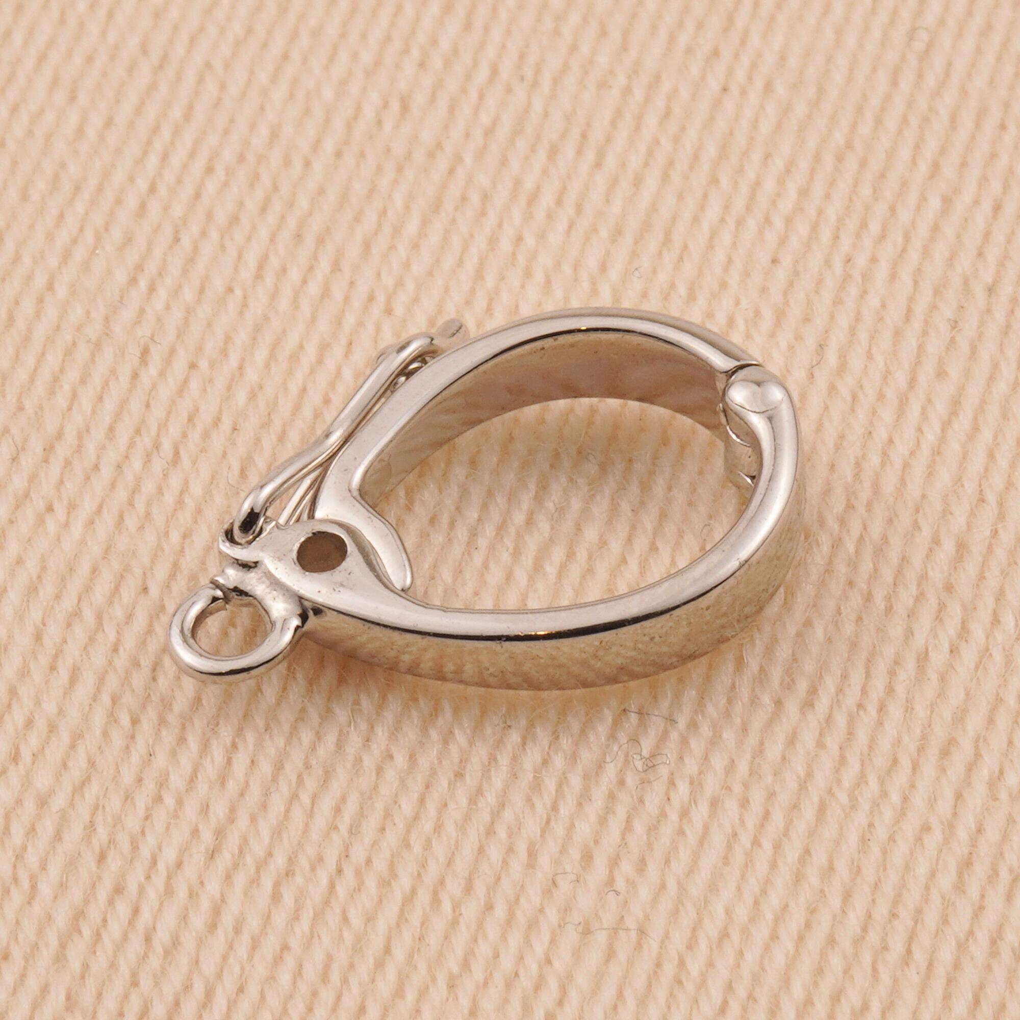 Sterling Silver Bail With Safety Catch - Enhancer Bail, 925 Silver ...