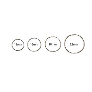 Sterling Silver Hinged Sleeper Clicker Hoops Hypoallergenic Silver ...