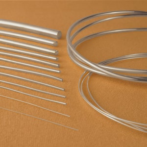 18k Solid White Gold Wire 10cm 750 White Gold Half Hard Wire, Genuine ...