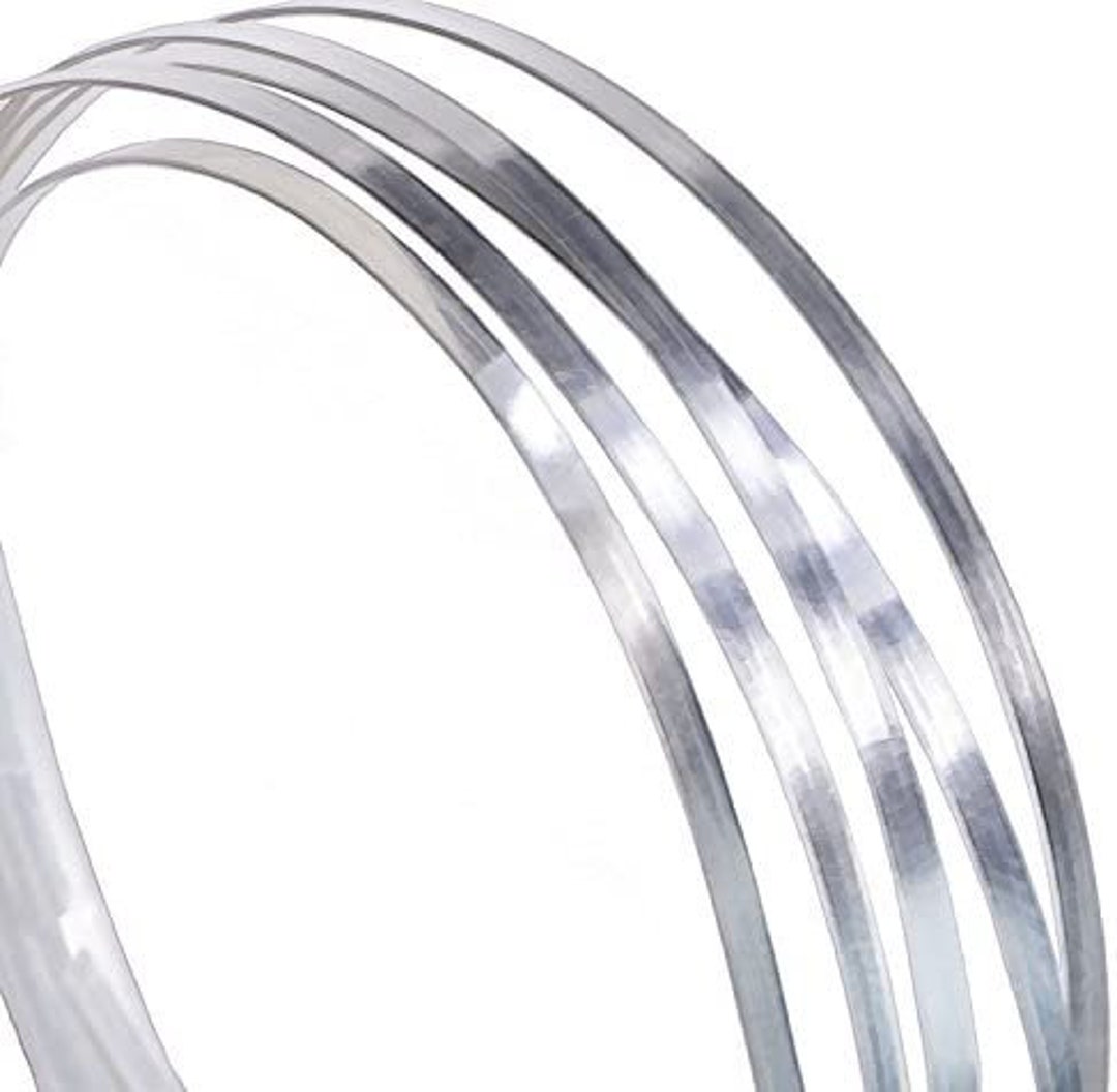 Pure Silver Cloisonné Wire 99.95% Fine Silver Flat Wire 1 Metre / 3.2 ...