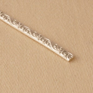 925 Silver Pattern Strip, Sterling Silver Embossed Strip, Decorative ...