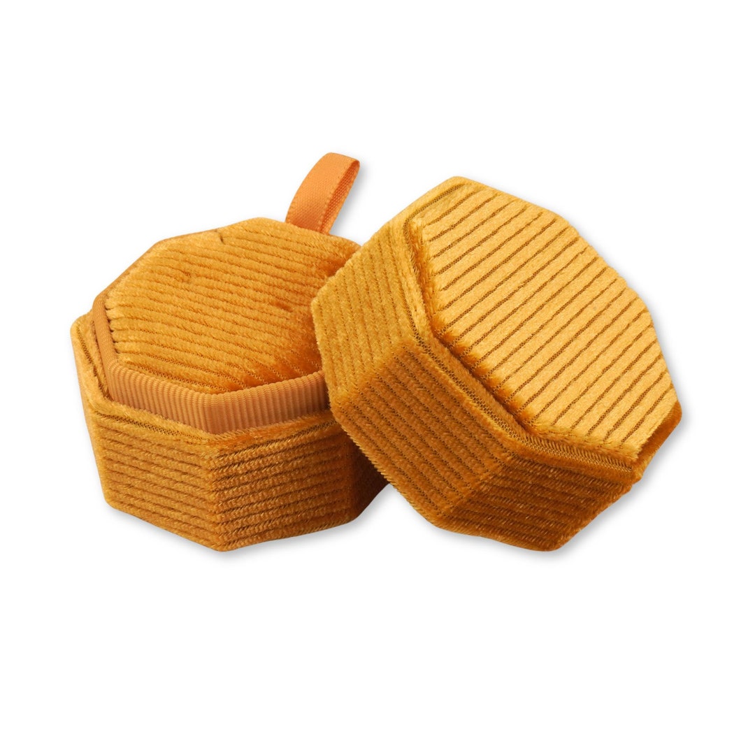 Octagon Earring Box - Golden Honey | Fine Jewellery Boxes | Luxury ...