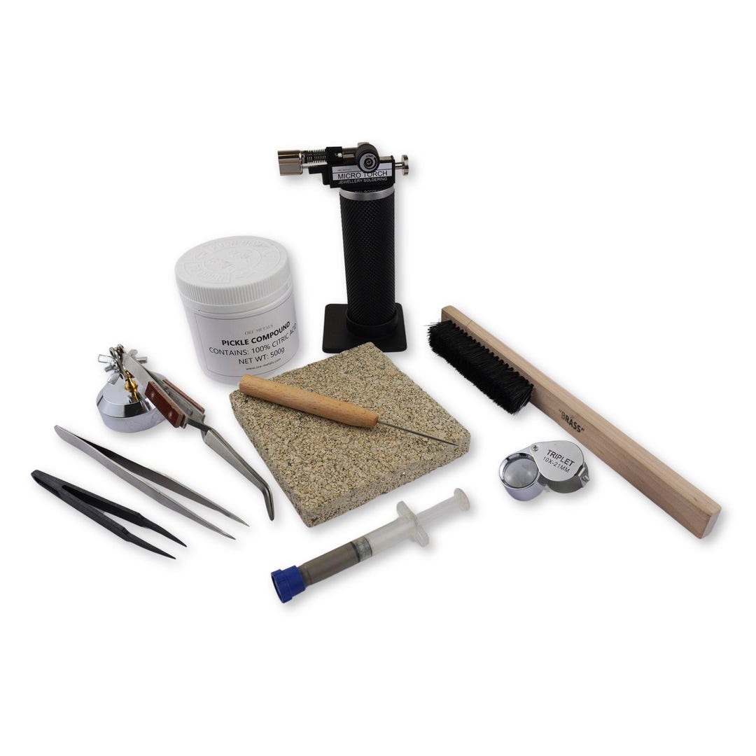 18ct White Gold Solder Paste Kit | Jewellery Soldering Tools W Micro ...