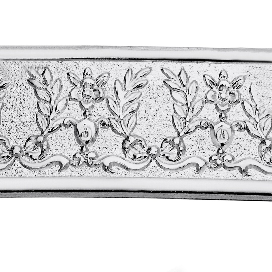 925 Silver Pattern Strip, Sterling Silver Embossed Strip, Decorative ...