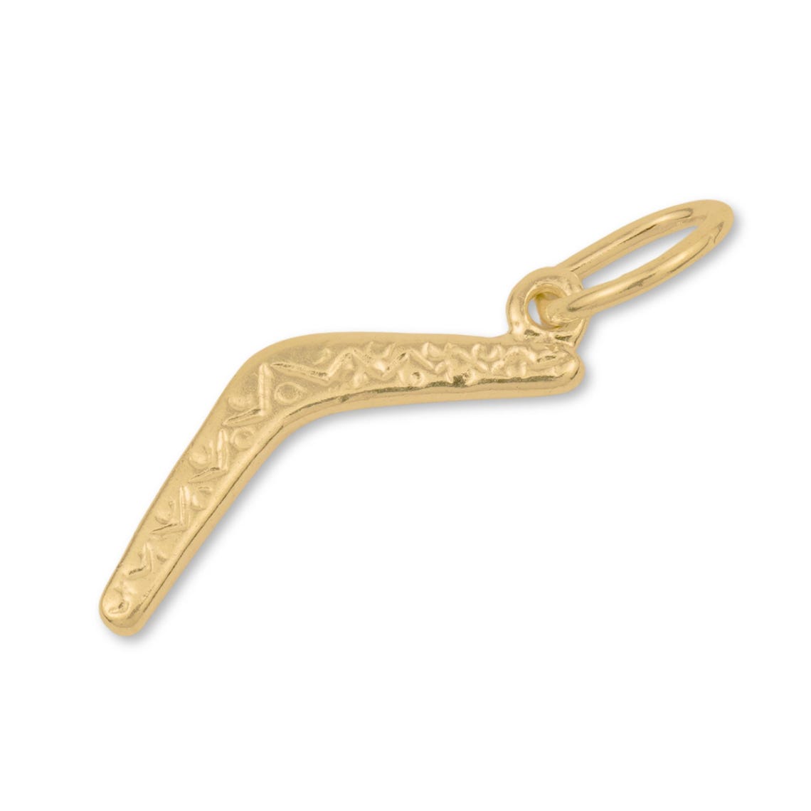 14ct Gold Plated Classic Boomerang Charm - Travel and Adventure Charms ...
