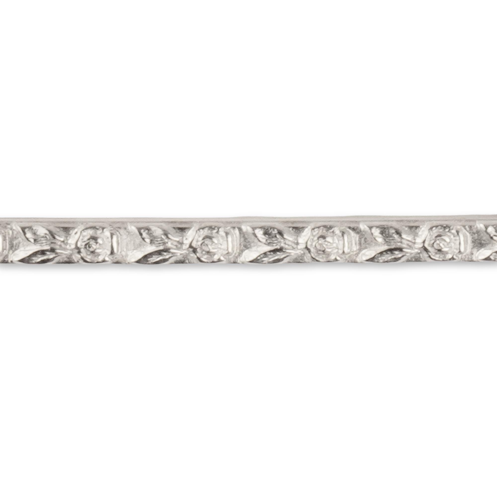 925 Silver Pattern Strip, Sterling Silver Embossed Strip, Decorative ...