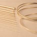 14k Solid Gold Wire - 10cm - 585 Yellow Gold Half Hard Wire, Genuine ...