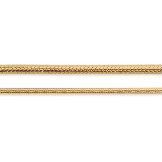 OreMetals 9k Solid Gold Snake Chain Bracelet Custom Length Solid 375 Yellow Gold Genuine 9ct Gold Chain Bracelet Anklet for Women Men