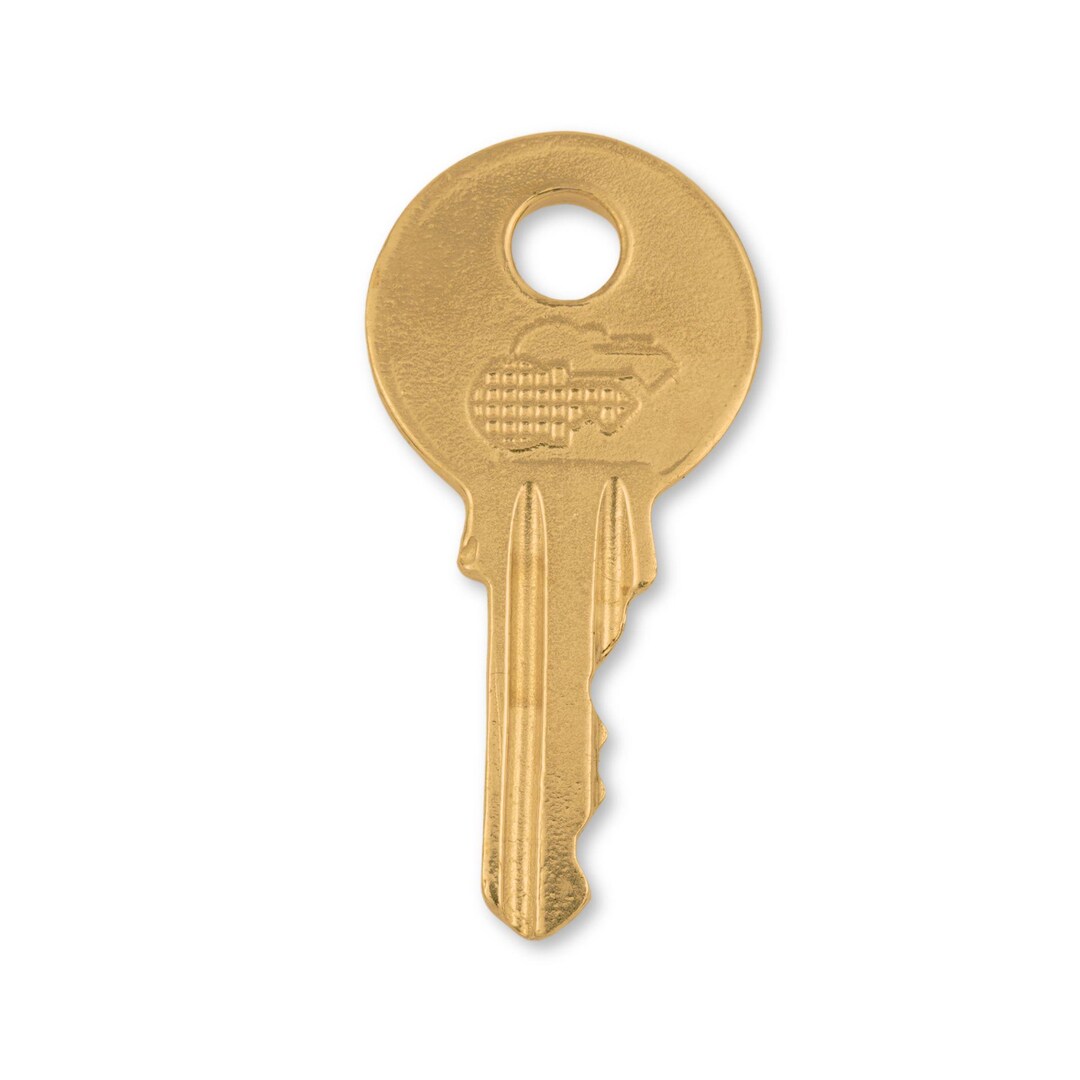 Solid 24ct Pure Gold Crest House Key Charm - 24k Necklace & Bracelet ...