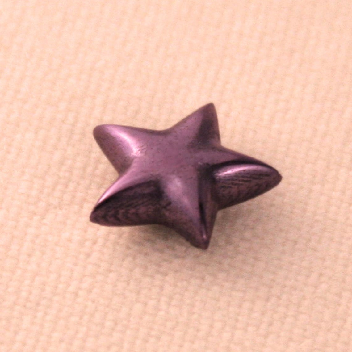 18k Solid Purple Gold Star Cabochon | Genuine 750 Purple Gold Castings ...