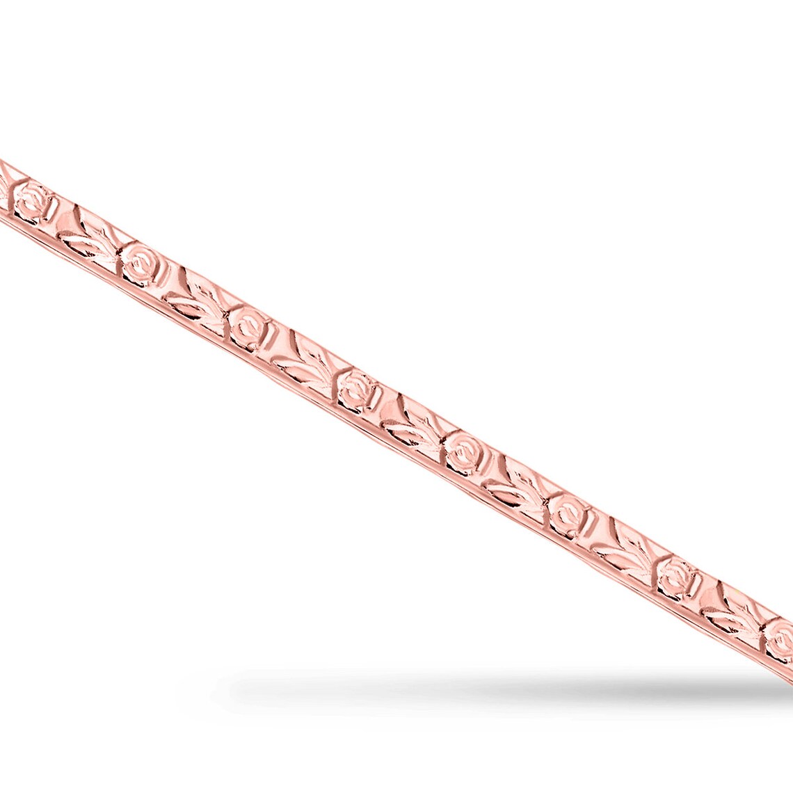 Pattern A Embossed Strip Metal Strip in Silver Gold & Rose | Etsy