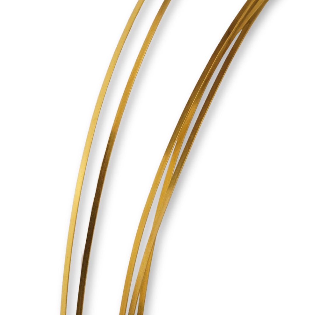 24K Gold Cloisonné Strip | Real Solid Gold Wire W/ 0.8mm X 0.2mm - 10cm ...