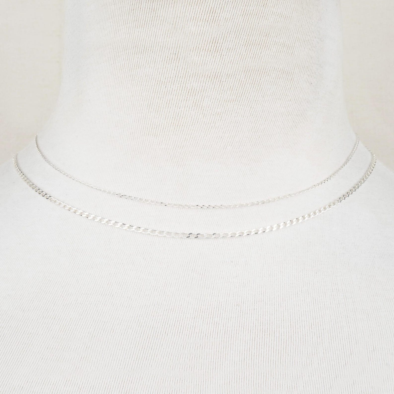 Sterling Silver Long Curb Chain Roll - Bulk 925 Silver Long Curb Chain ...