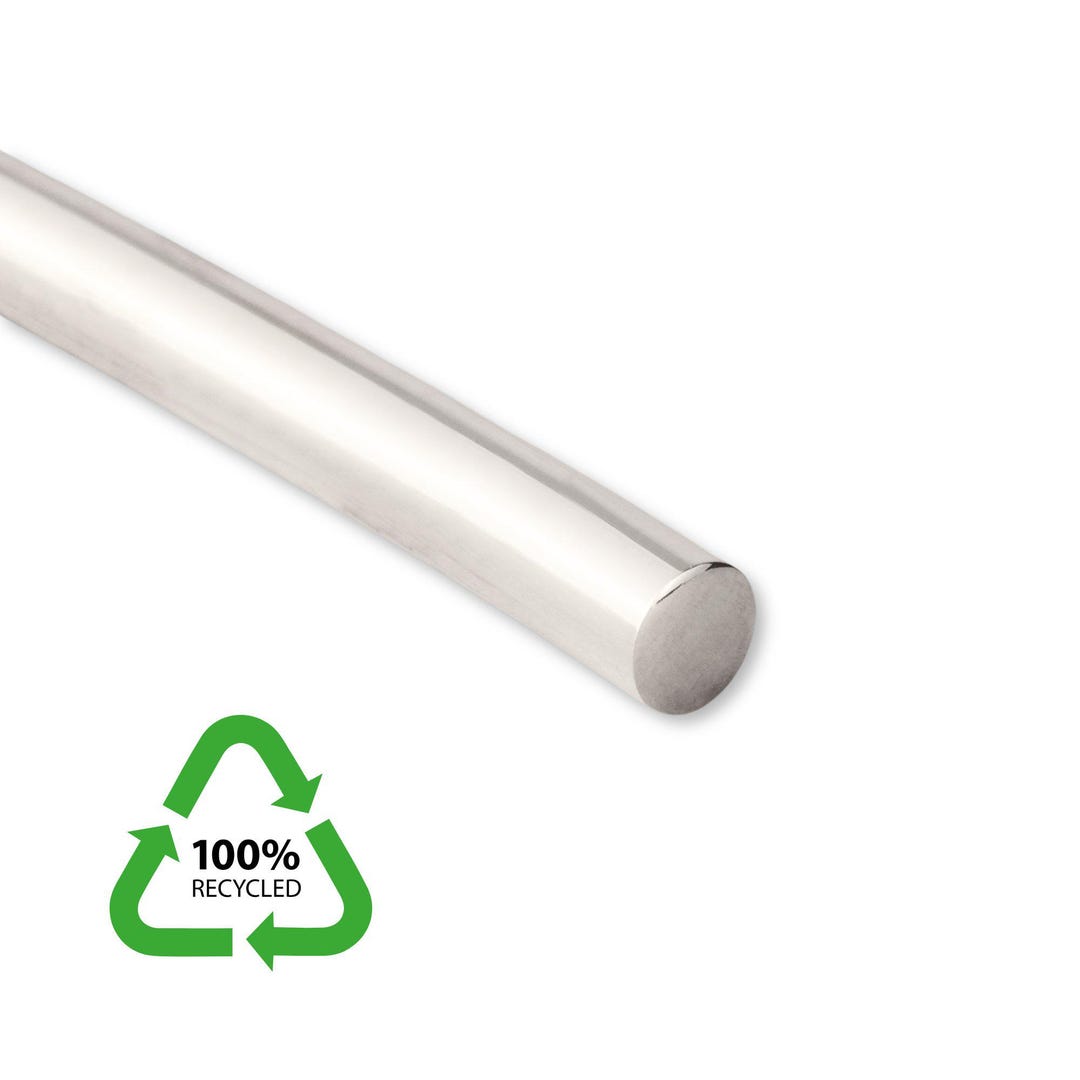 100% Recycled 940 Argentium Silver Round Wire, HALF HARD Solid ...