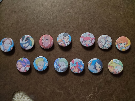 Pokemon Trainer Pinback Buttons | Etsy