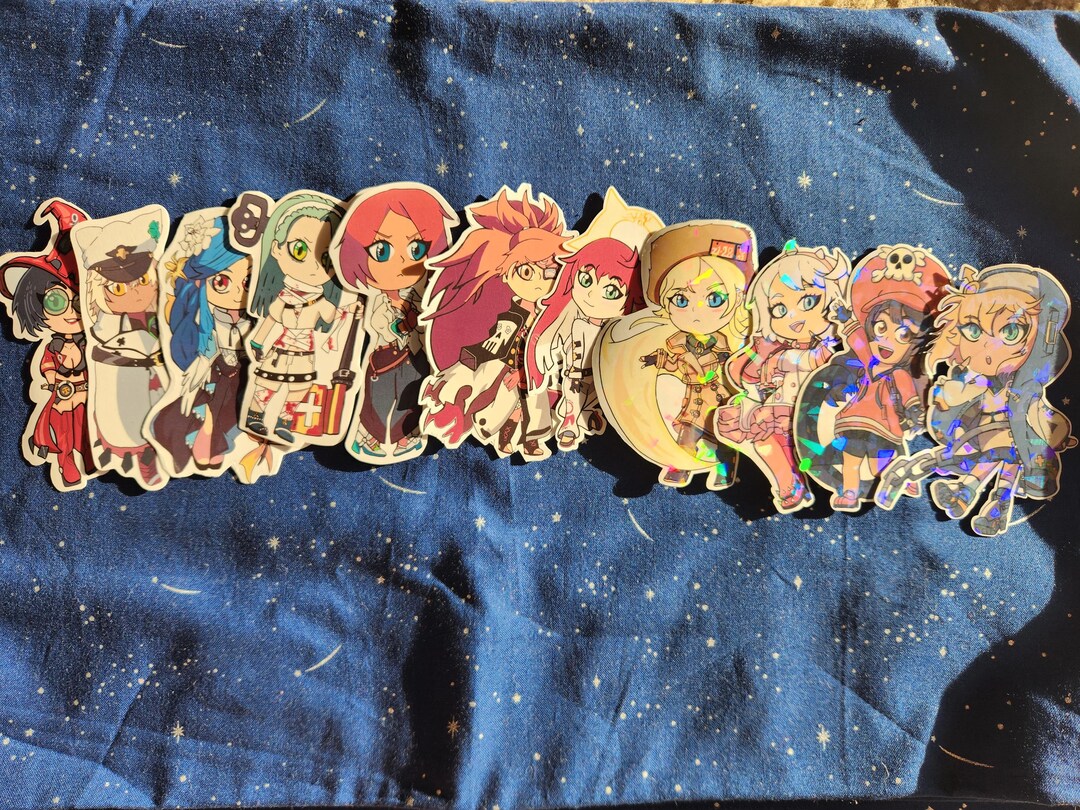 GGST Fighting Vinyl Waterproof Stickers - Etsy