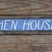 Hen House Sign, Custom Wood Sign, Country Primitive Wall Decor - Etsy