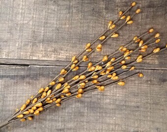 12 Inch Pip Berry Picks Set of 3 Burgundy Navy Blue & Mustard - Etsy