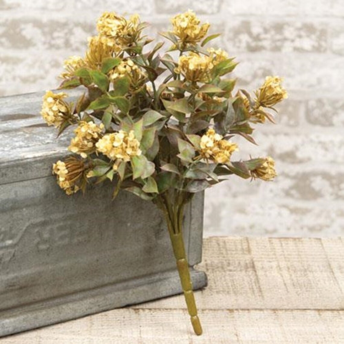 Cream Floral Bush Late Bloomer 11 Inch Inch Floral Spray - Etsy