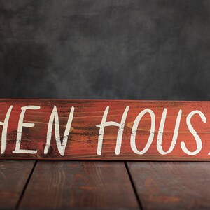 Hen House Sign Custom Wood Sign Country Primitive Wall Decor | Etsy