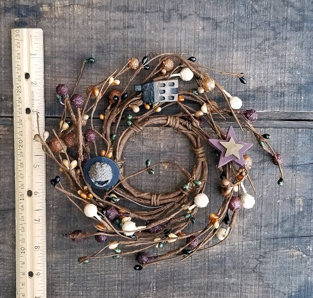 Primitive Combo Berry and Pip 8 Ring Flowers Home & Hobby etna.com.pe