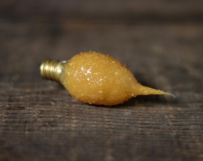 Silicone Dipped Light Bulb, Mustard Unscented Light Bulb, 5 Watt Candle ...