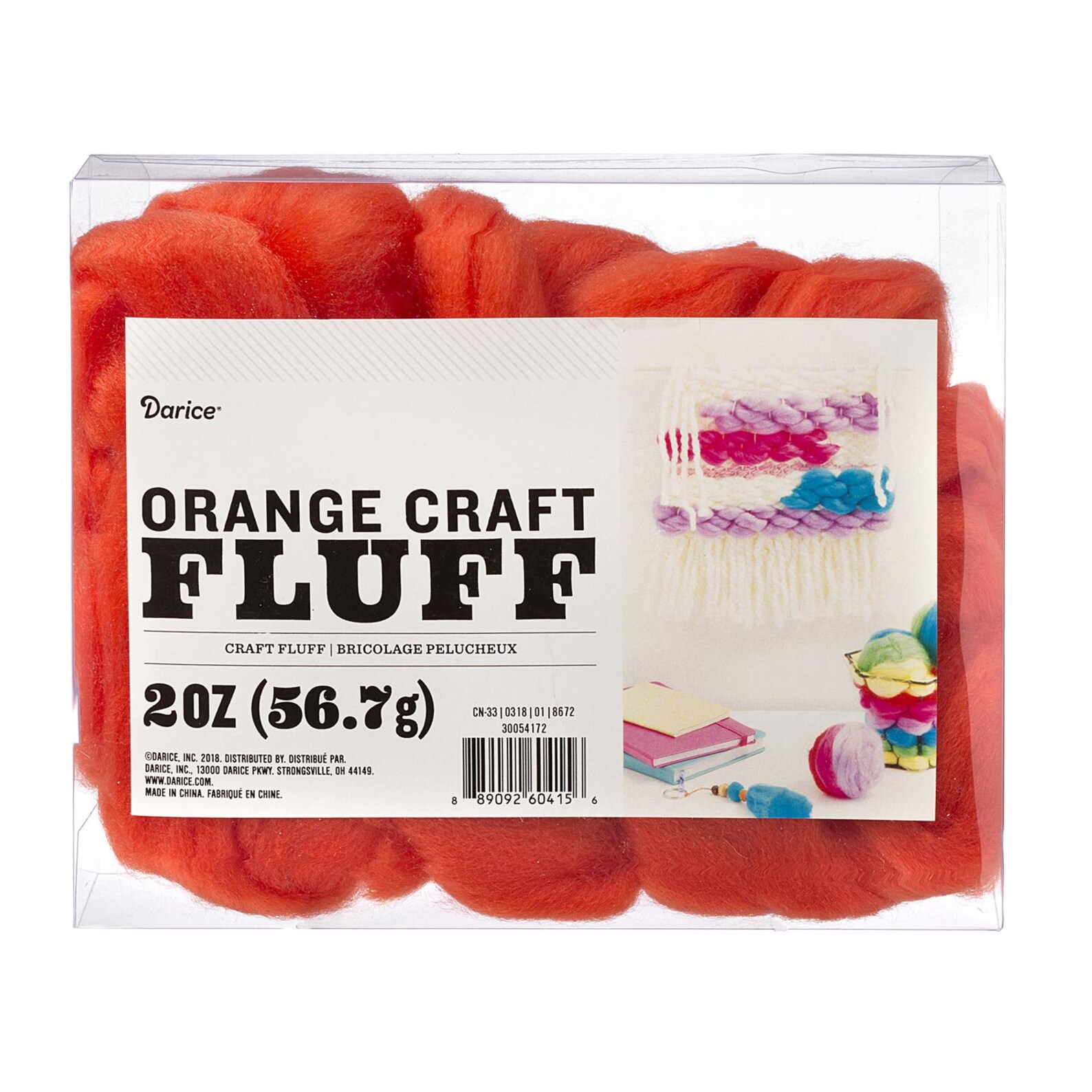 Orange Acrylic Fiber Acrylic Craft Roving Macrame Supplies - Etsy