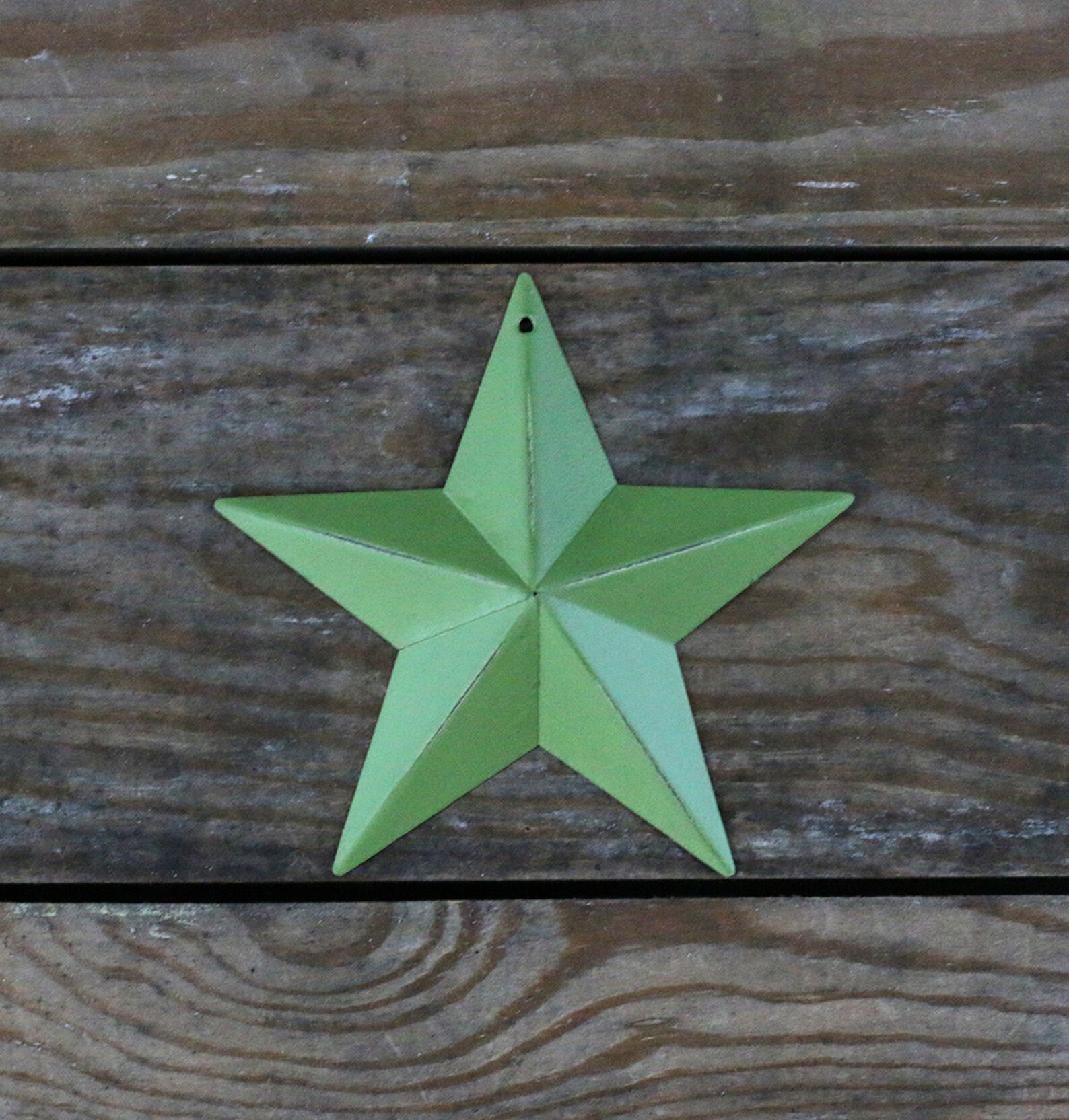 Green Barn Star 5 or 8 Inch Metal Wall Star Custom Painted - Etsy