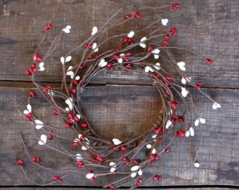 1 Inch Pip Berry Candle Rings (set of 4), Ivory Taper Candle Ring ...