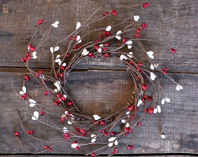 1 Inch Pip Berry Candle Rings (set of 4), Ivory Taper Candle Ring ...