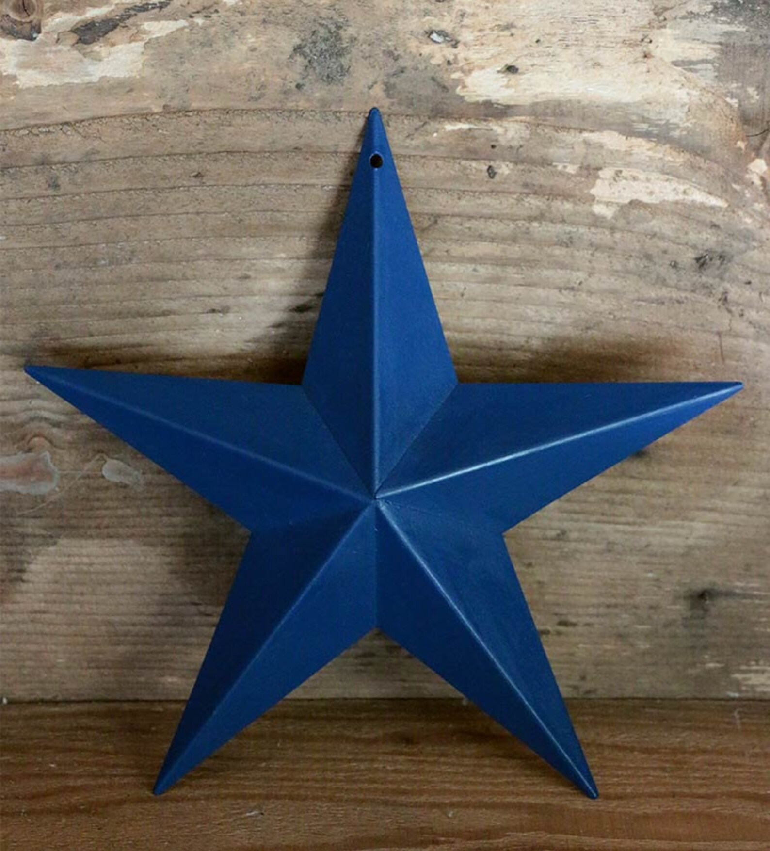 Nautical Blue Barn Star 5 or 8 Inch Metal Wall Star Custom - Etsy
