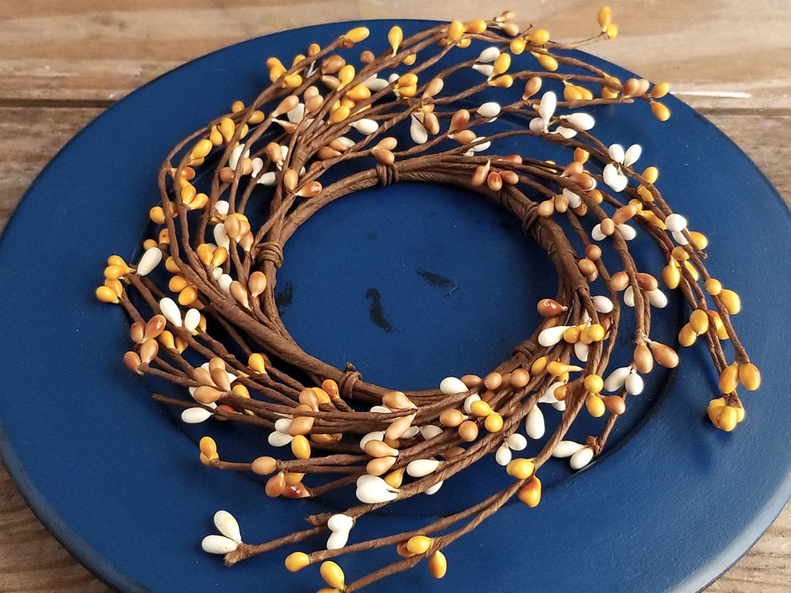 Nautical Blue Candle Plate Hand Painted Rustic Wood Plate - Etsy