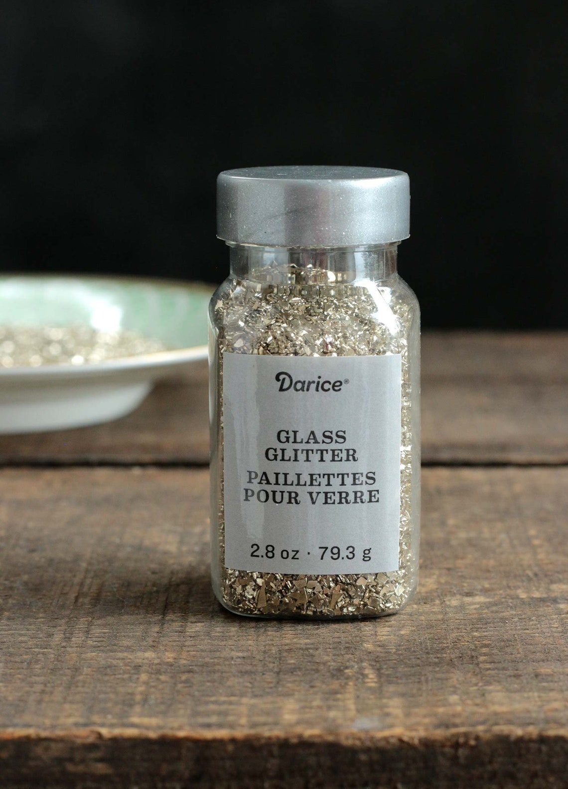 Gold Glass Glitter Vintage Style Glitter 2.8 Oz Supplies for | Etsy