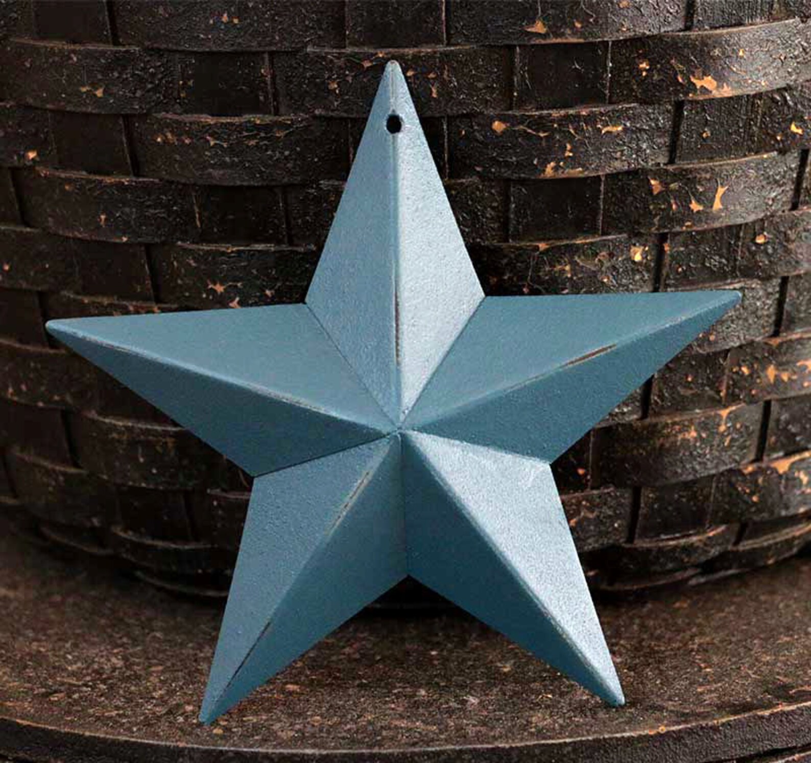 Teal Blue Barn Star 5 or 8 Inch Metal Wall Star Custom - Etsy