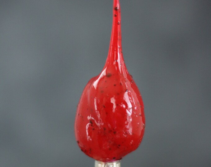 Silicone Dipped Light Bulb, Primitive Red Unscented Light Bulb, 4 Watt ...