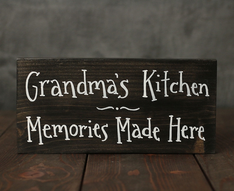 Grandma's Kitchen Sign Custom Hand Painted Wood Sign - Etsy
