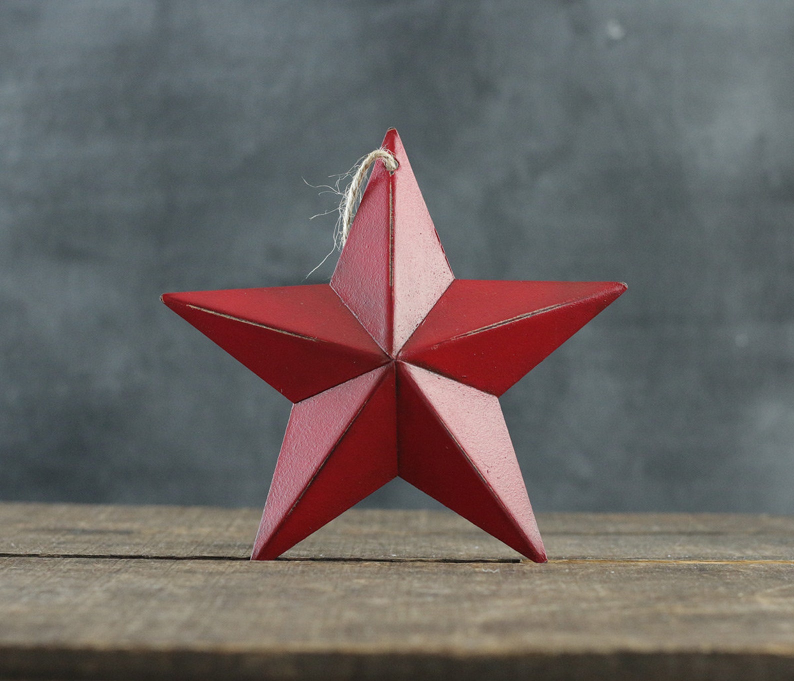Red Barn Star 5 or 8 Inch Metal Wall Star Custom Painted | Etsy