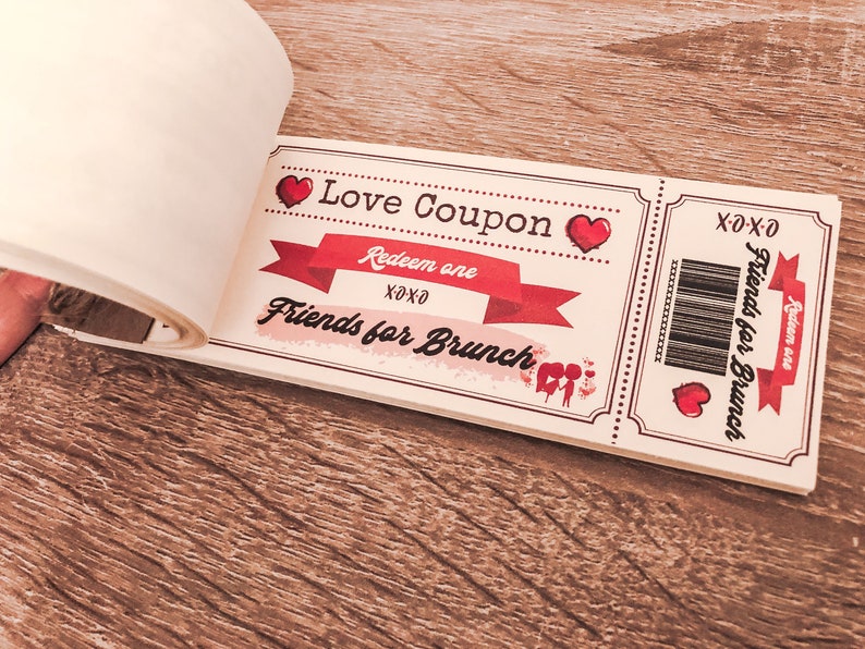 Love Coupon Book handmade Long Distance Relationship Love | Etsy