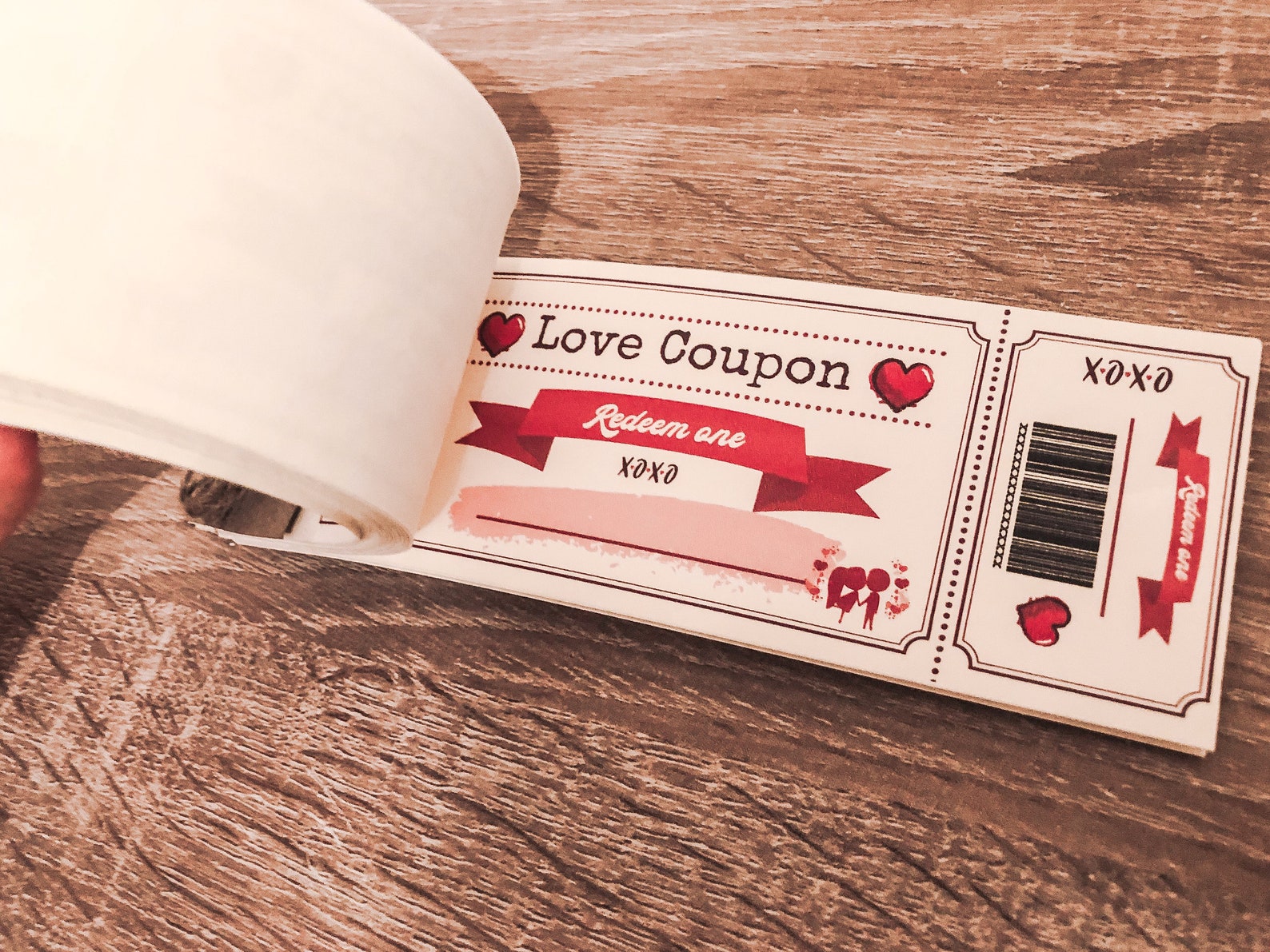 Love Coupon Book Handmade | Long Distance Relationship Gift, Custom ...