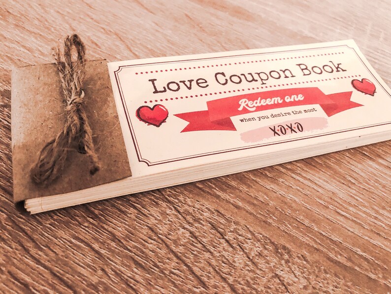 Love Coupon Book Handmade | Long Distance Relationship Gift, Custom ...