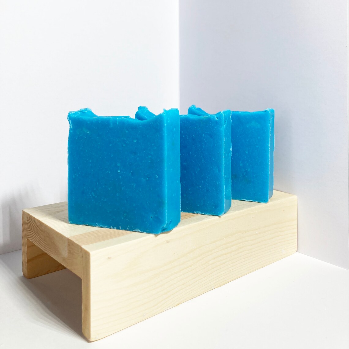 Blue Natural Bar Soap Handmade Soap Cold Processed Soap | Etsy