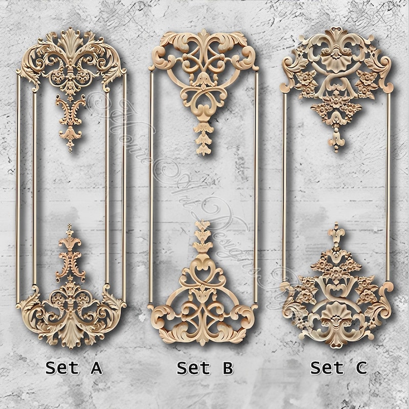 Wall Paneling Applique - Etsy