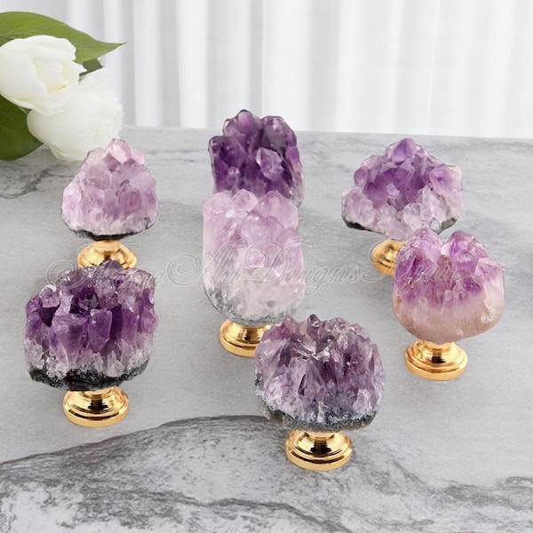 Geode Knob - Etsy