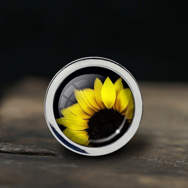Sunflower Knobs - Etsy