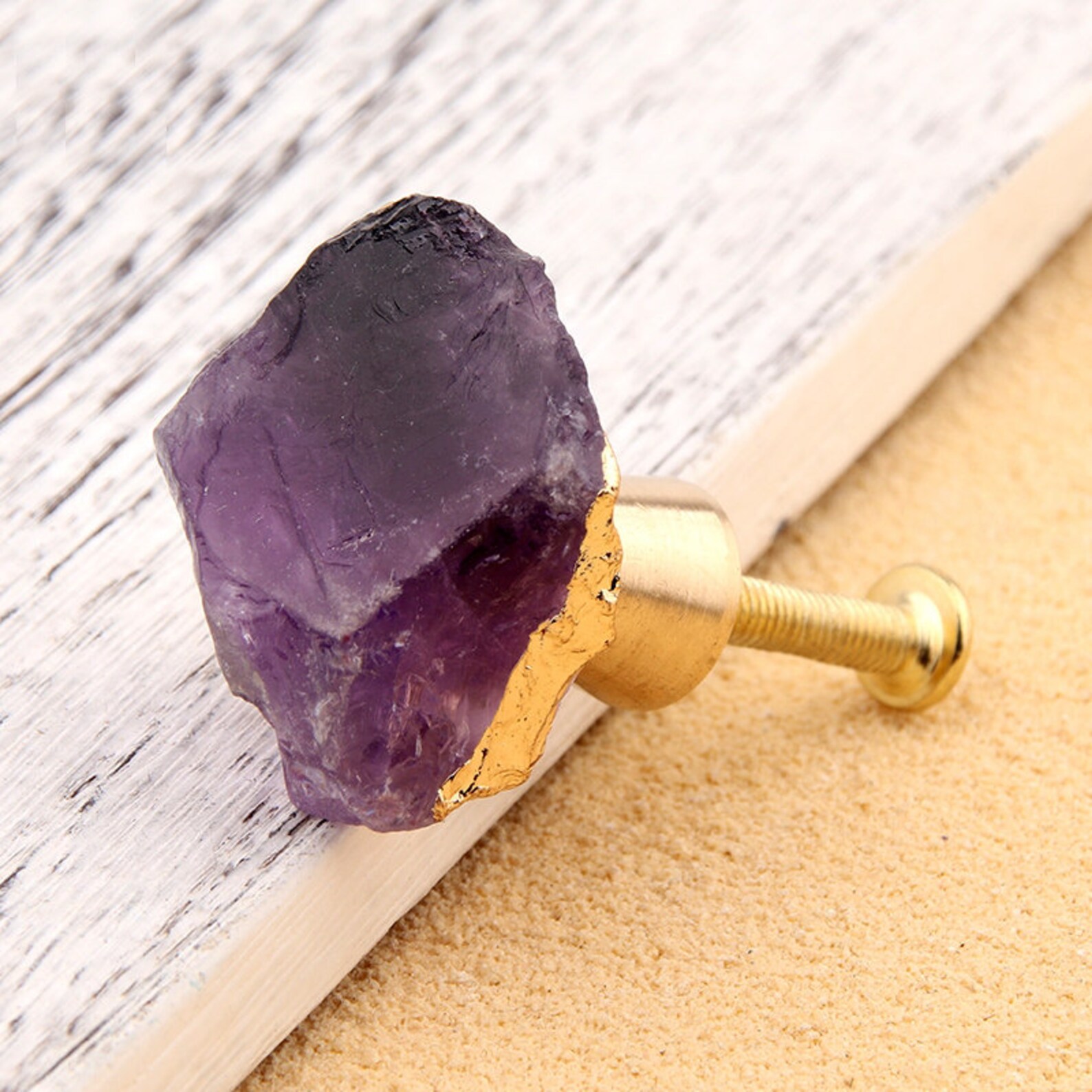 Crystal Knob/gemstone Handle/ore Handle/semi Precious Stone - Etsy