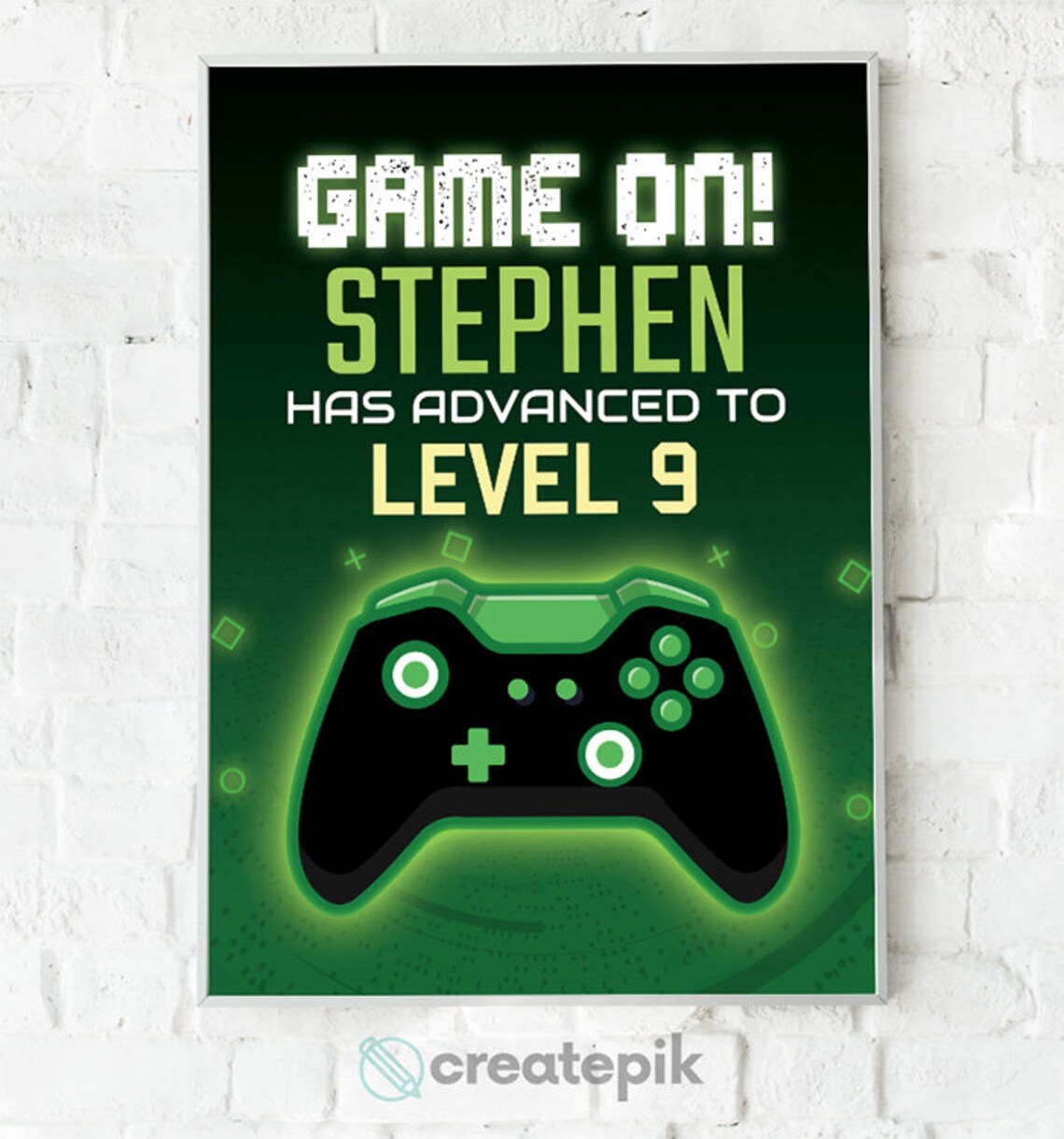 Video Game Level Birthday Welcome Sign, Video Gaming Party Welcome Sign ...