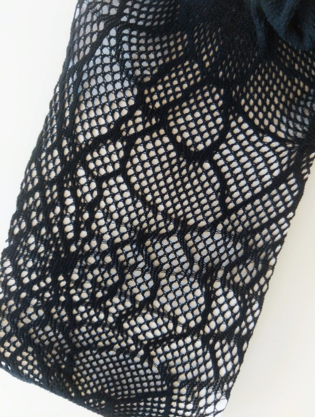 Spiderweb Cobweb FISHNET TIGHTS Black Tights With All Over Spider Web / Cobweb Pattern witchy ...