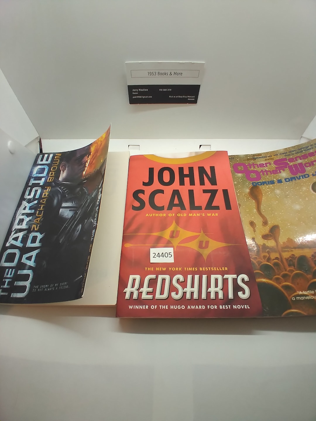 3 Larger Size Science Fiction/fantasy Paperback Novels/books Redshirts ...