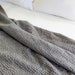 European Linen Waffle Blanket - Etsy