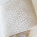 European Linen Waffle Blanket - Etsy